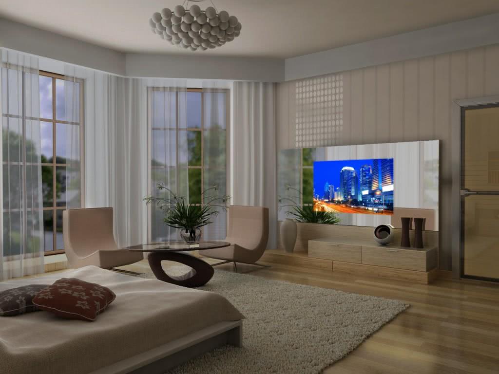 50 TVs Embutidas em Vidros, Espelhos e Portas Decoradas