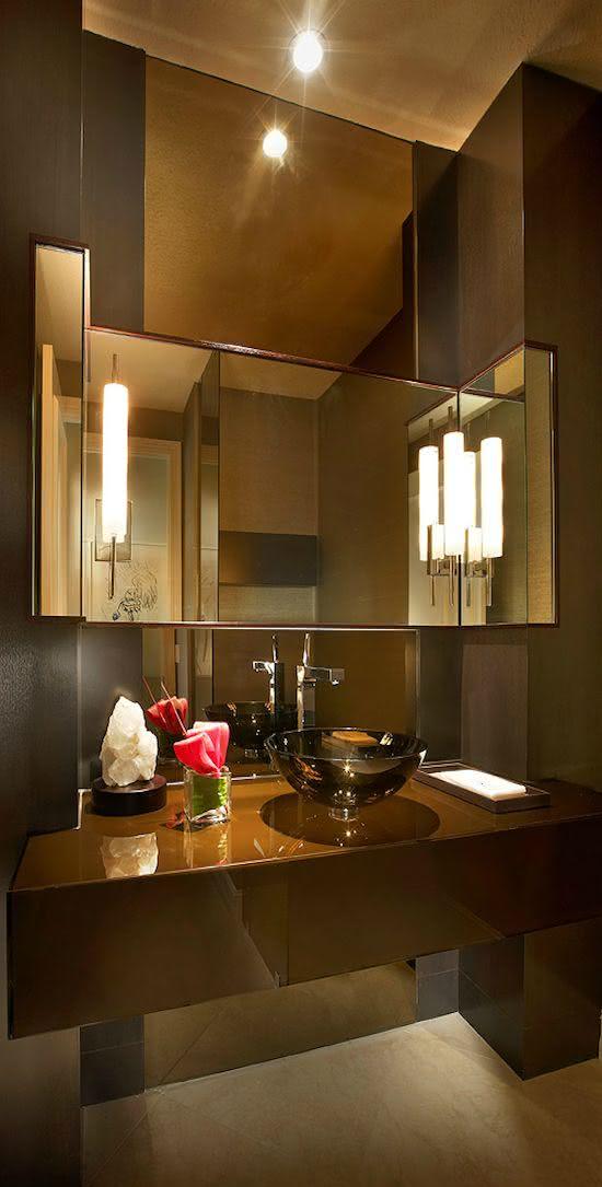 50 Lavabos Modernos Lindos para te Inspirar - Fotos