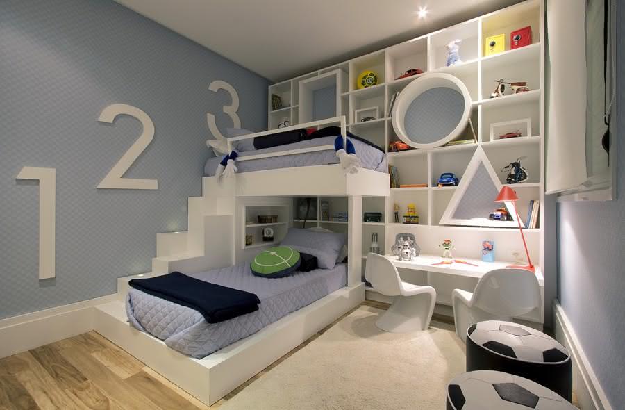 50 Quartos de Meninos Decorados para Todas as Idades