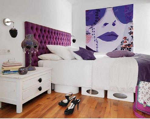60 Quartos Roxos Decorados - Fotos e Ideias