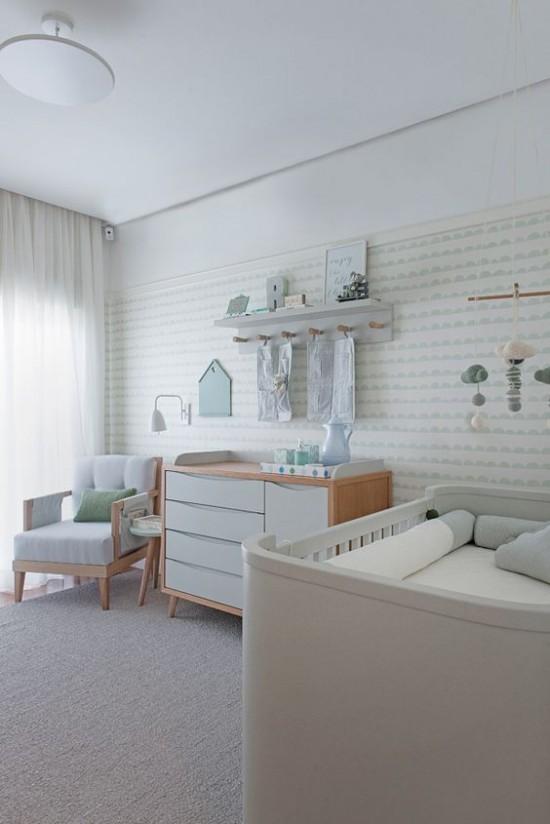 Quarto de Bebê Verde: 60 Ideias de Projetos Decorados