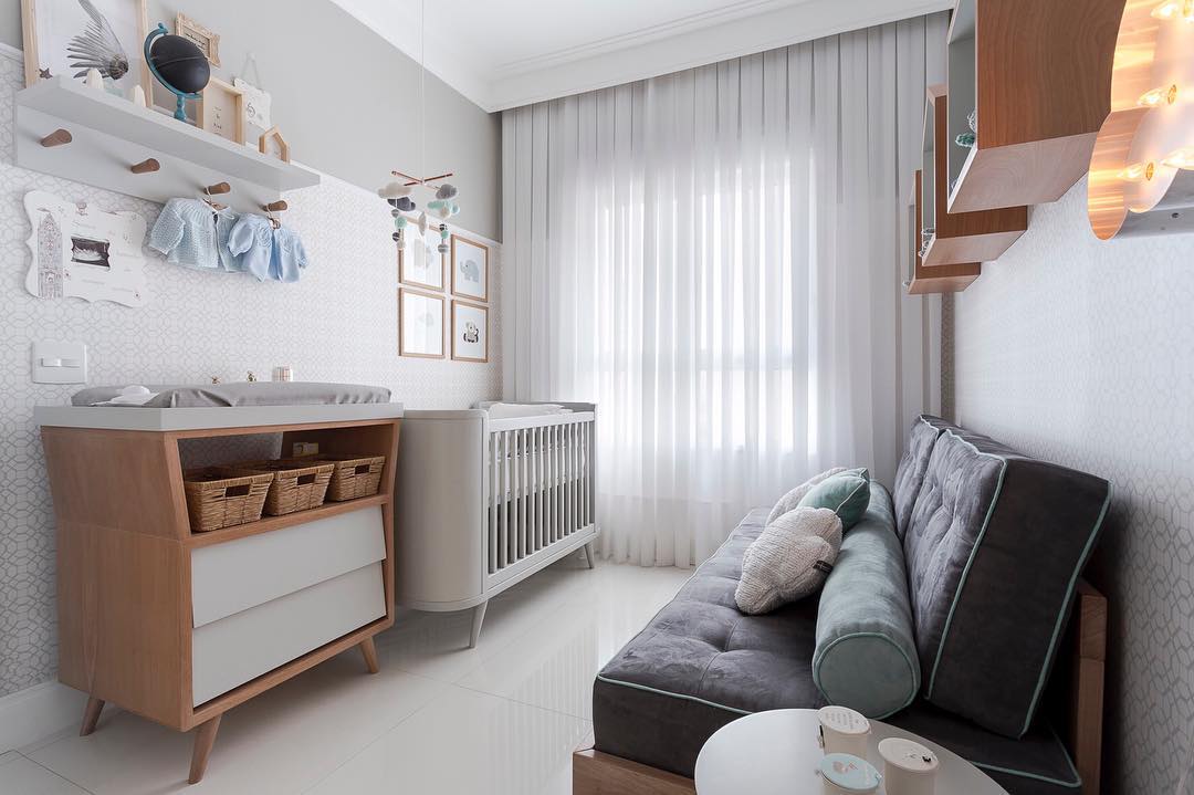 Quarto de Bebê Moderno: 60 Modelos e Fotos Incríveis