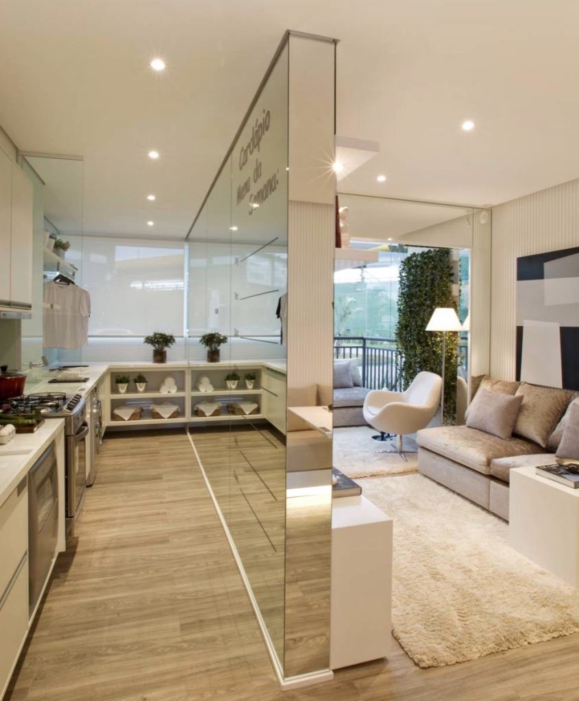 Decoração de Kitnet & Estúdios: 60+ Projetos & Fotos!