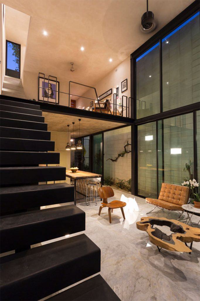 Sala com Escada: 60 Projetos Incríveis com Dicas Profissionais