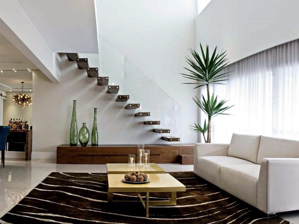 Sala com Escada: 60 Ideias, Fotos e Referências Incríveis