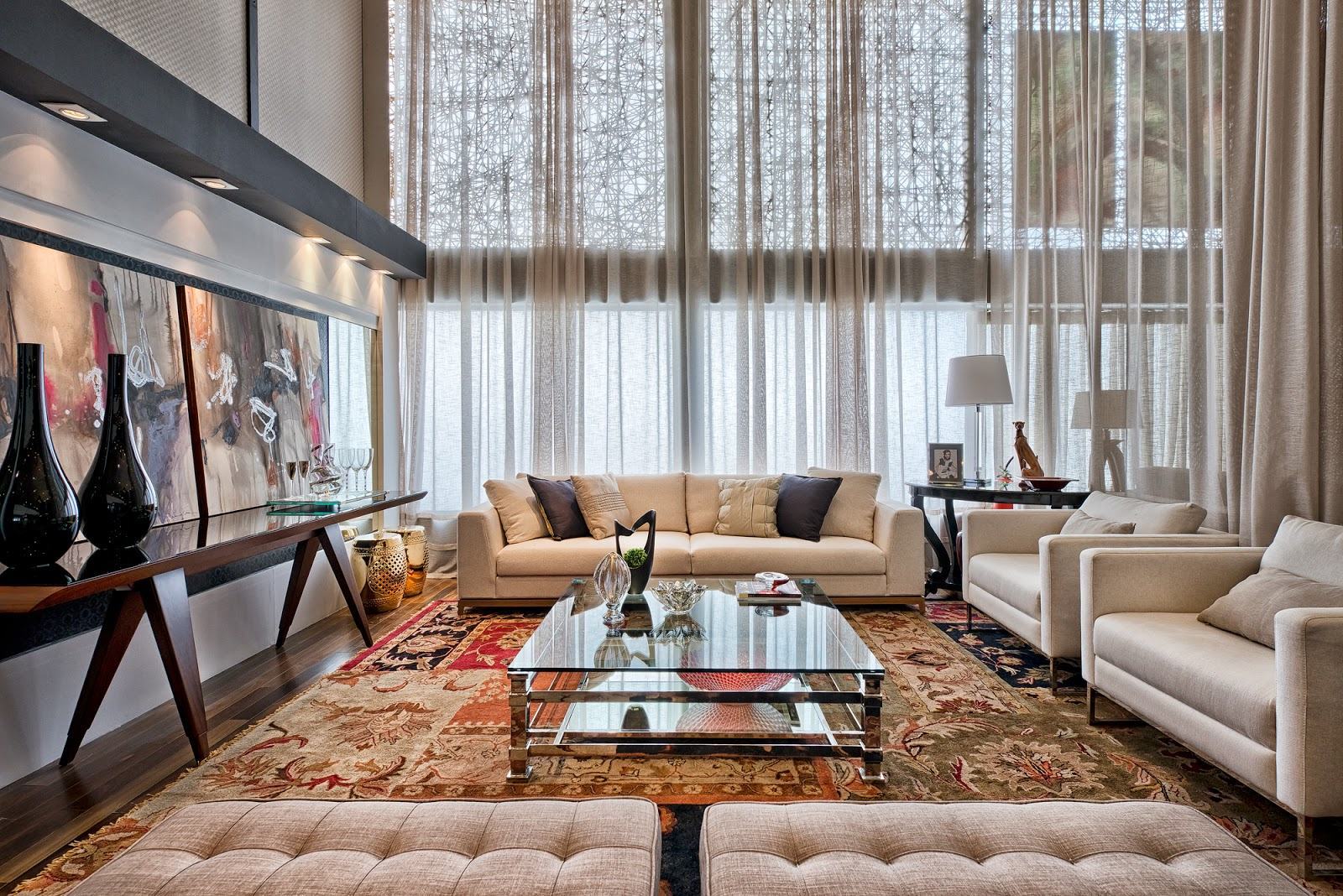 Salas de Luxo: 60 Ideias e Fotos Incríveis Para se Inspirar