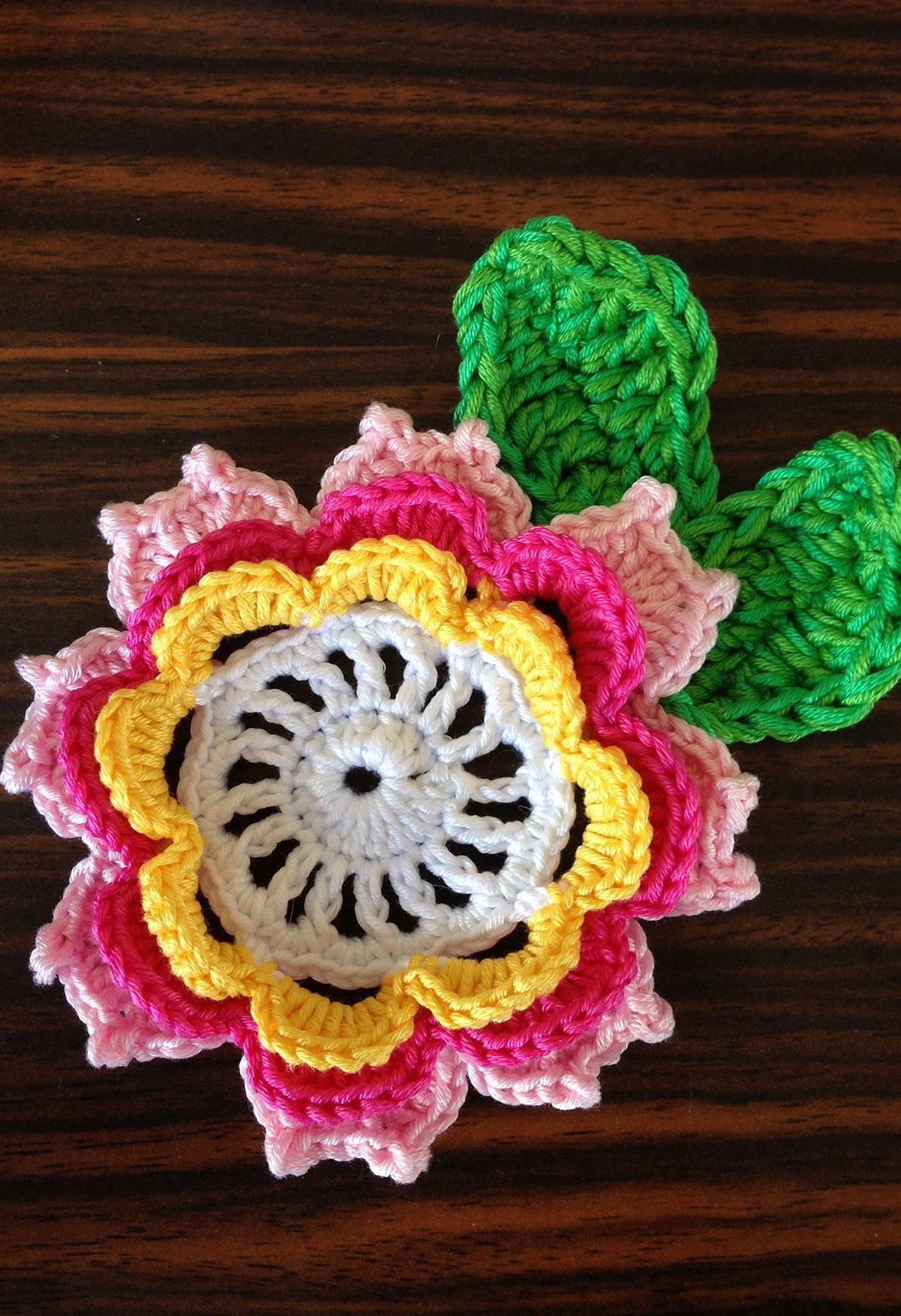 Flores de Crochê: 125 Modelos, Fotos e Passo a Passo