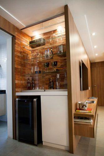 Bar de Parede: O que é? 60 Modelos, Projetos e Fotos