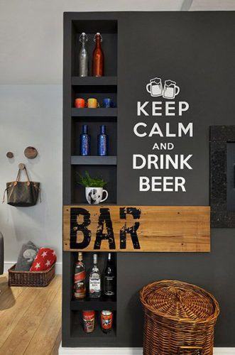 Bar de Parede: O que é? 60 Modelos, Projetos e Fotos