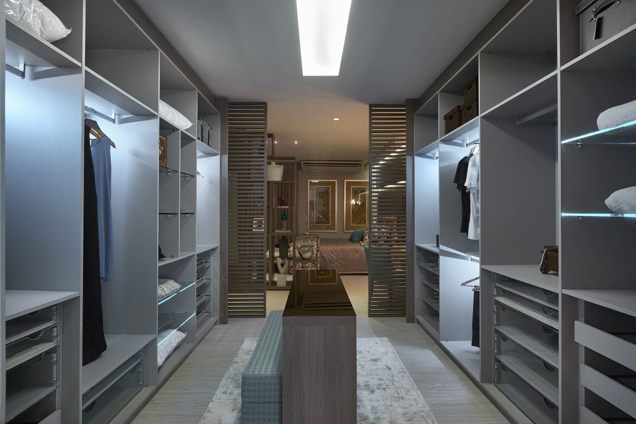 Quarto Com Closet: 70 Fotos, Projetos e Plantas