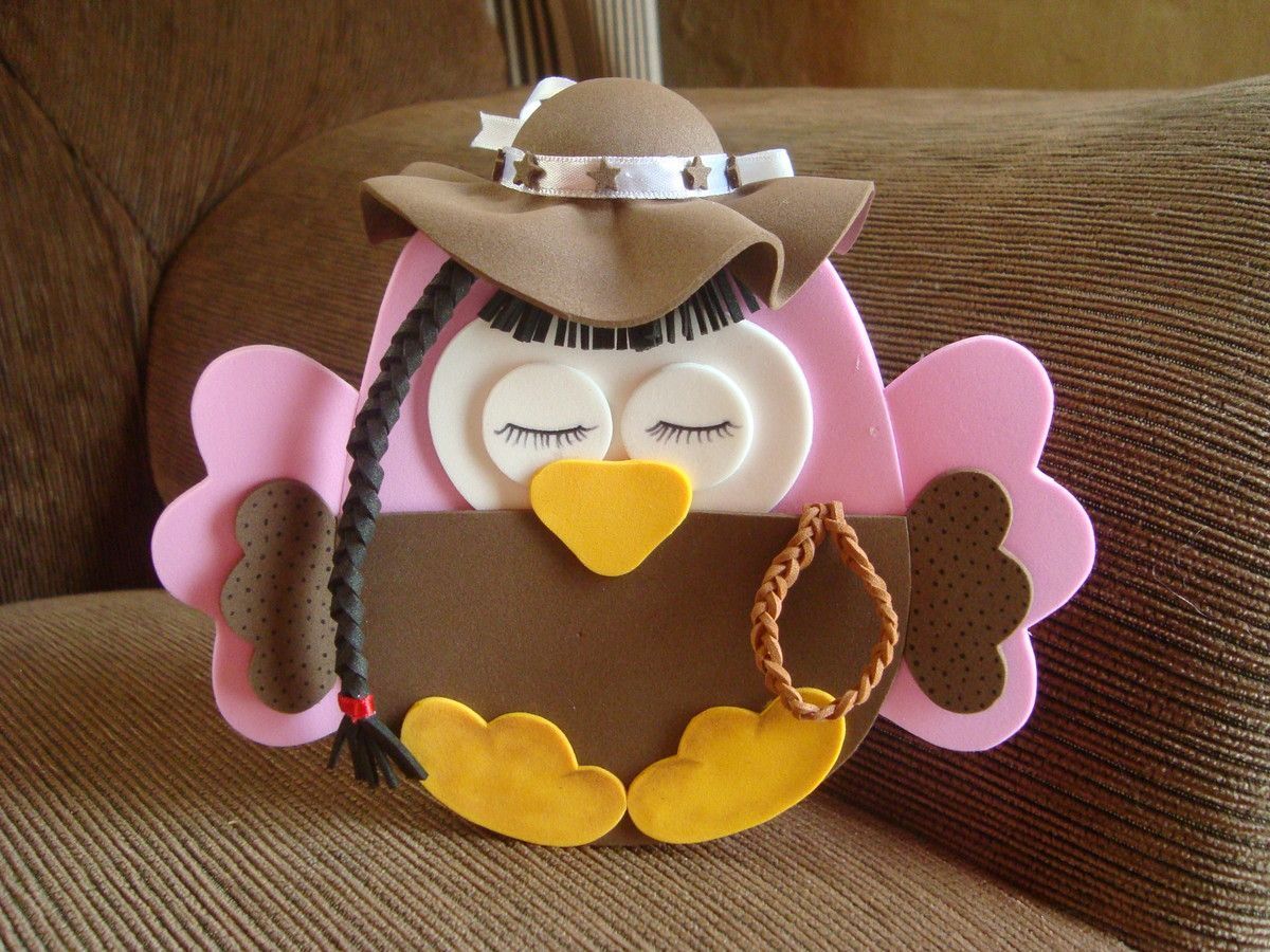 Artesanato em EVA: 80 Modelos, Moldes e Passo a Passo