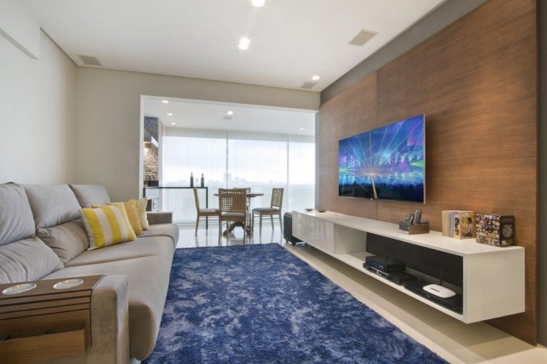 Sala de TV Moderna: 60 Modelos, Projetos e Fotos para Decorar