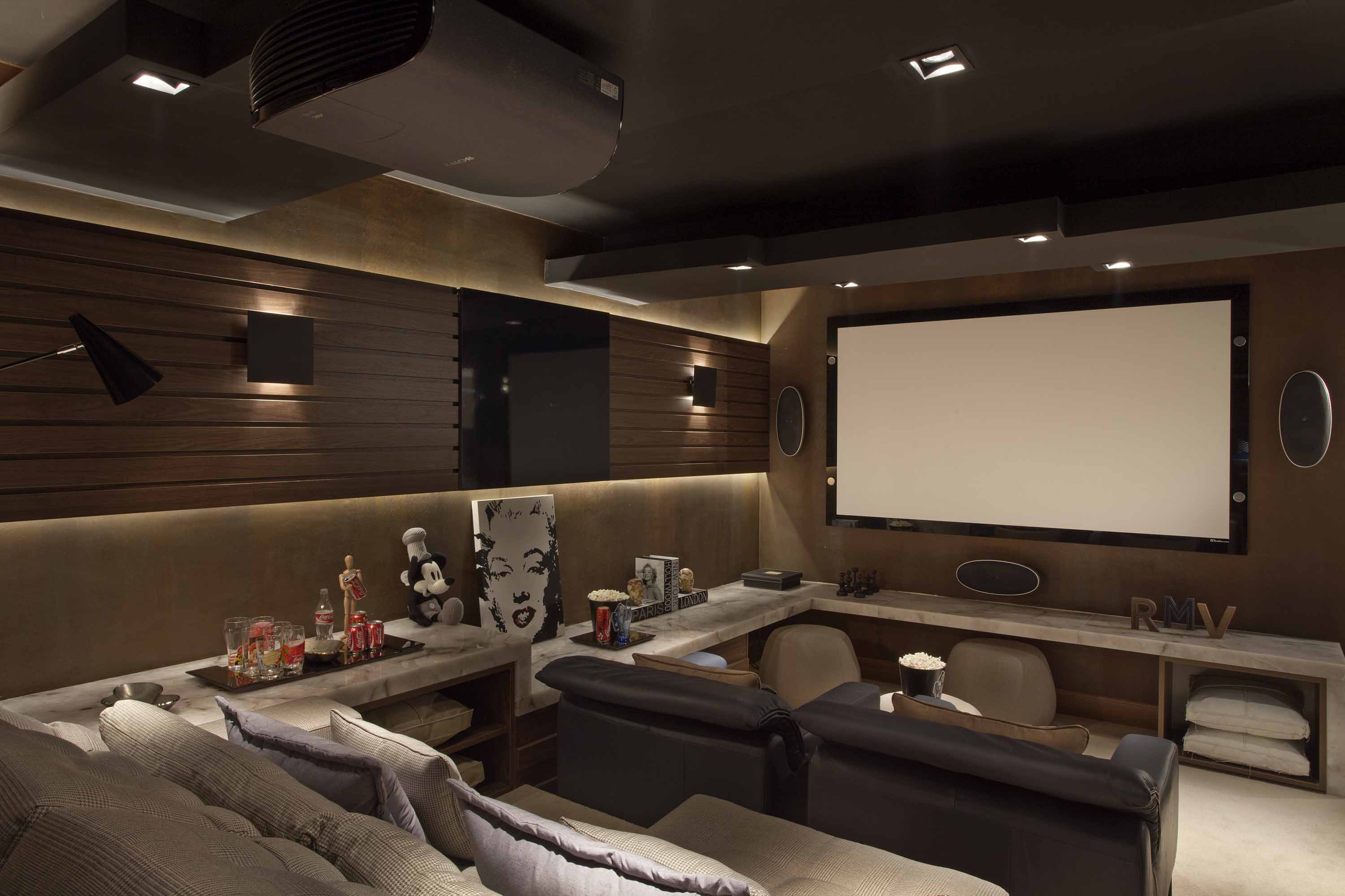 Sala de TV Moderna: 60 Modelos, Projetos e Fotos para Decorar