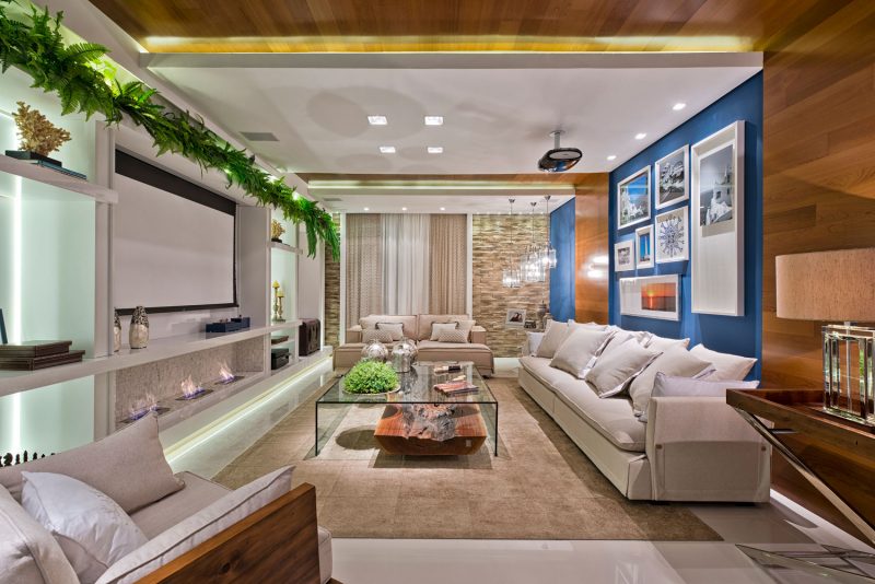 Sala de TV Moderna: 60 Modelos, Projetos e Fotos para Decorar