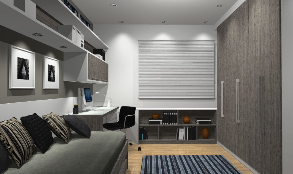 Quarto de Solteiro Planejado: 62 Ideias, Fotos e Projetos!