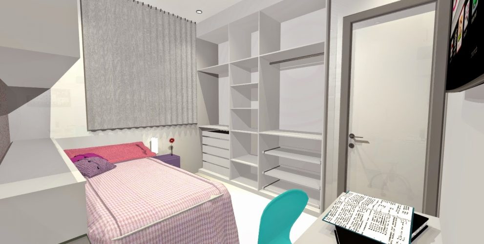 Quarto de Solteiro Planejado: 60 Ideias, Fotos e Projetos!