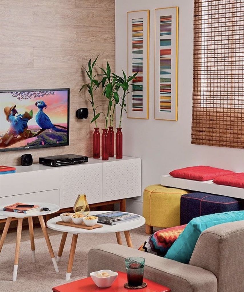 Sala Colorida: 60 Ideias e Fotos de Decoração