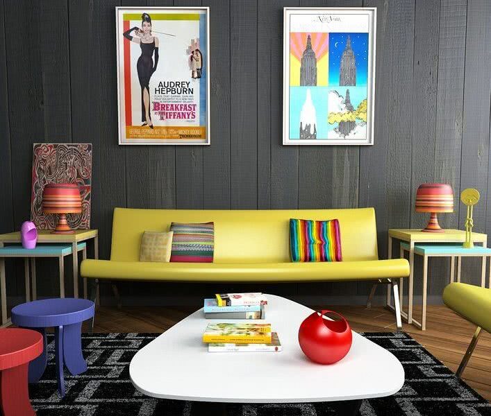 Sala Colorida: 60 Ideias e Fotos de Decoração