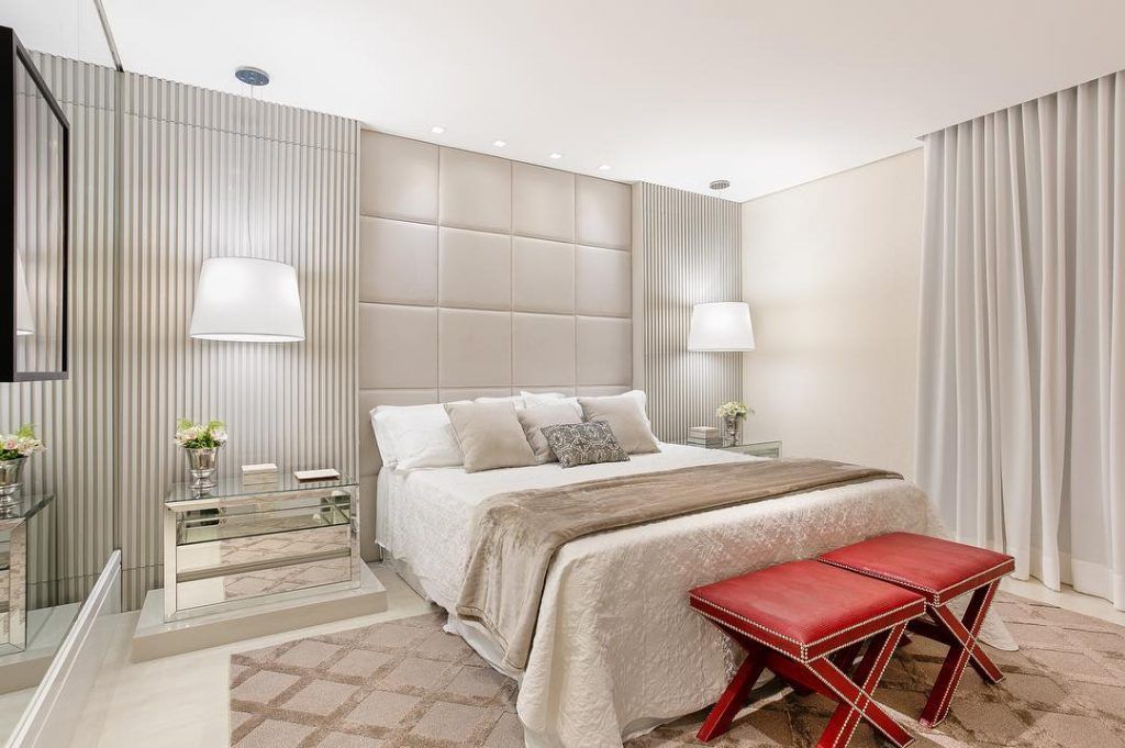 Quarto de Casal Moderno: 60 Ideias, Fotos e Projetos