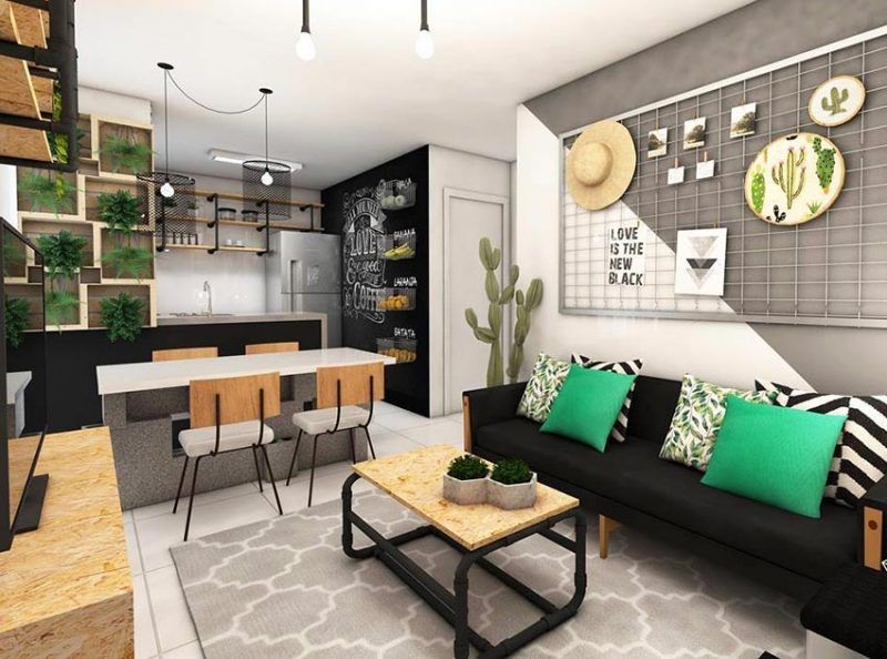 Sala Simples: 60 Ideias para a Decoração mais Bonita e Barata