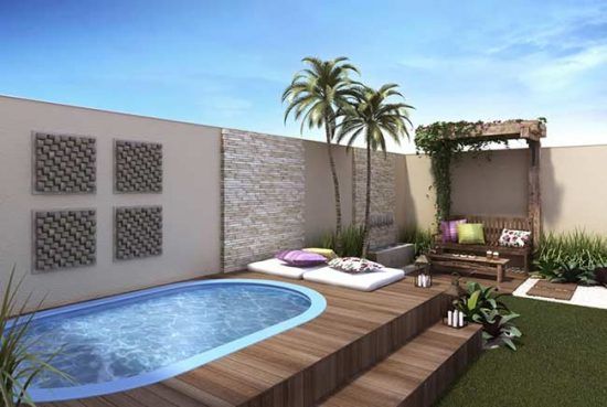 Piscina de Fibra: Vantagens, Desvantagens, 60 Fotos Incríveis