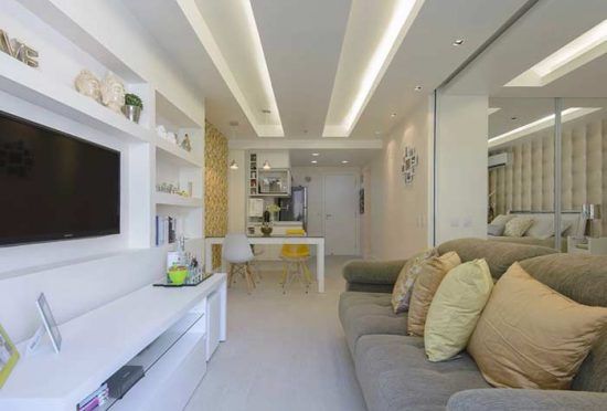 Teto de Gesso: Vantagens, Tipos + 60 Fotos de Ambientes