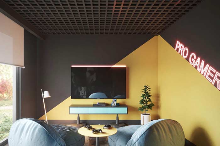Sala de Jogos: 60 Ideias de Decoração, Fotos e Projetos Incríveis