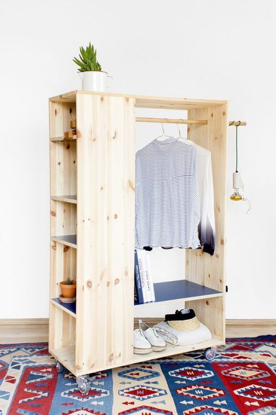 Guarda-Roupa de Pallet: 50 Modelos, Ideias e Fotos Incríveis