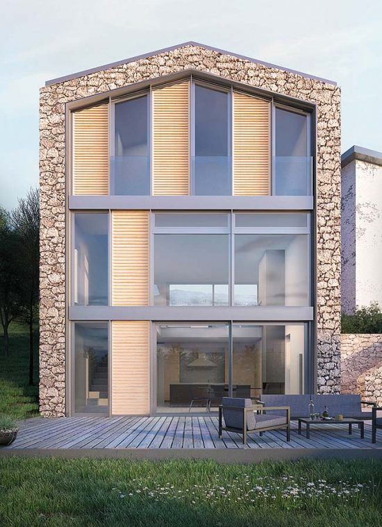 Fachadas de Casas Com Pedras: 60 Modelos, Ideias e Projetos