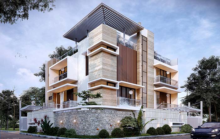Fachadas de Casas Com Pedras: 60 Modelos, Ideias e Projetos