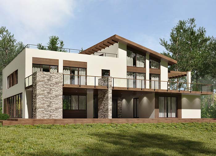 Fachadas de Casas Com Pedras: 60 Modelos, Ideias e Projetos