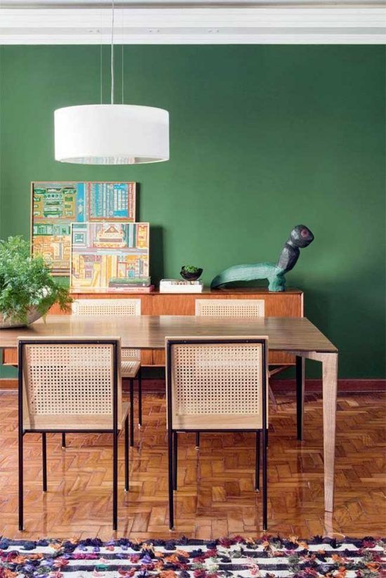 Parede Verde: Diferentes Tons da Cor Para Decoração Interna
