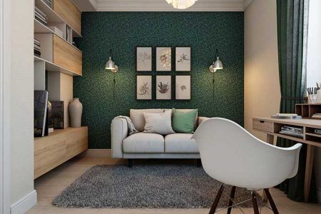 Parede Verde: Diferentes Tons da Cor Para Decoração Interna