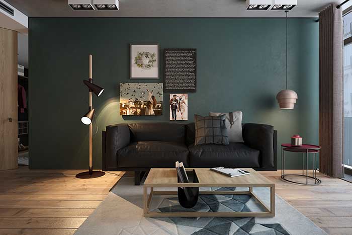 Parede Verde: Diferentes Tons da Cor Para Decoração Interna
