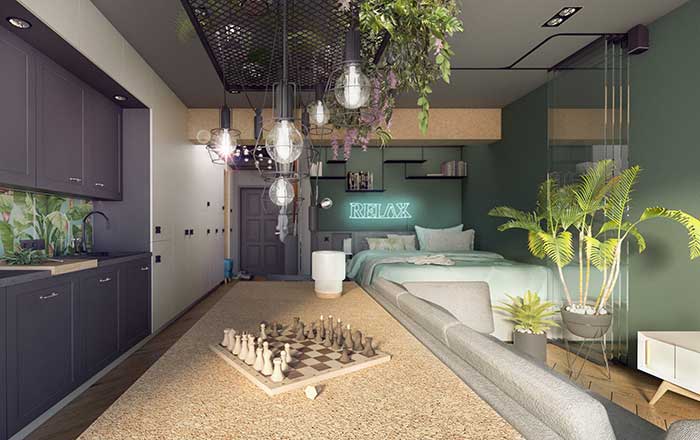 Parede Verde: Diferentes Tons da Cor Para Decoração Interna