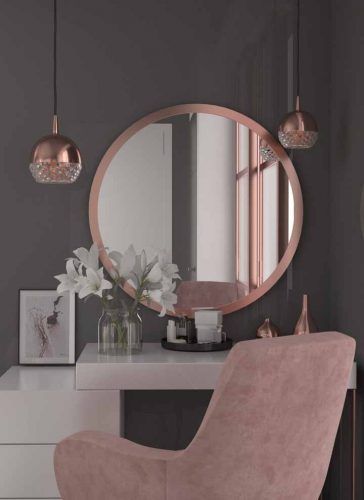 Rose Gold: 60 Fotos e Exemplos de Decoração Com a Cor