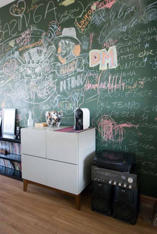 Tinta Lousa: Saiba Como Pintar e Decorar com 60 Fotos