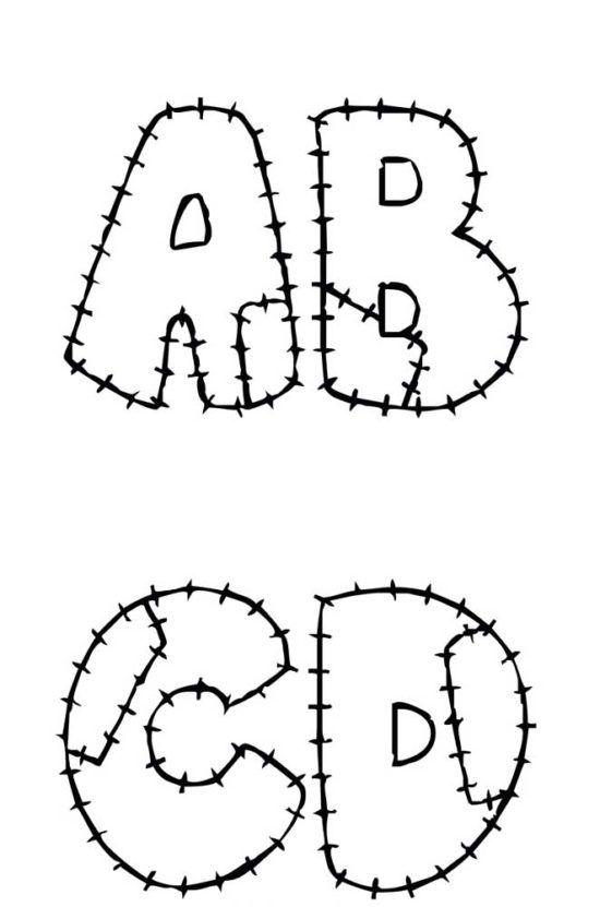 Molde de Letras: Grande, Patchwork, EVA, Pequenas, 3D e Mais!