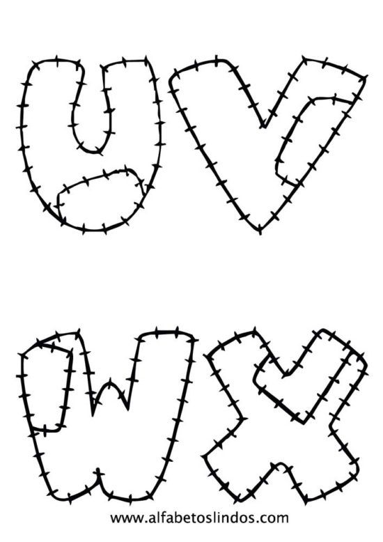 Molde de Letras: Grande, Patchwork, EVA, Pequenas, 3D e Mais!