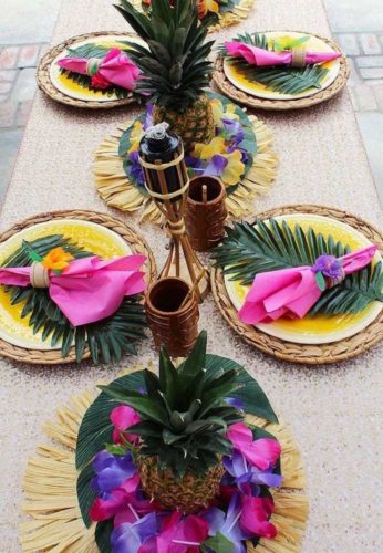 Festa Luau: O que servir? Como Organizar e Decorar +Fotos