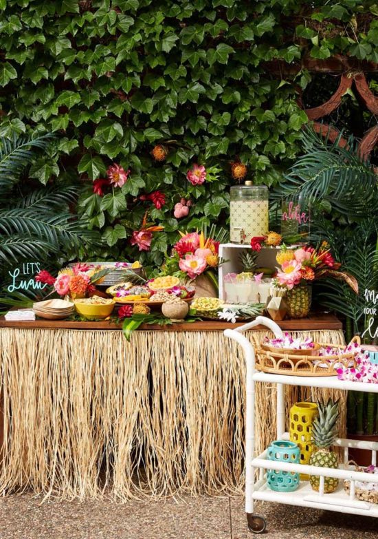 Festa Luau: O que servir? Como Organizar e Decorar +Fotos