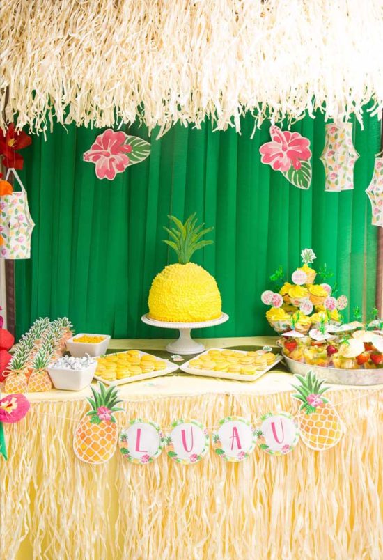Festa Luau: O que servir? Como Organizar e Decorar +Fotos