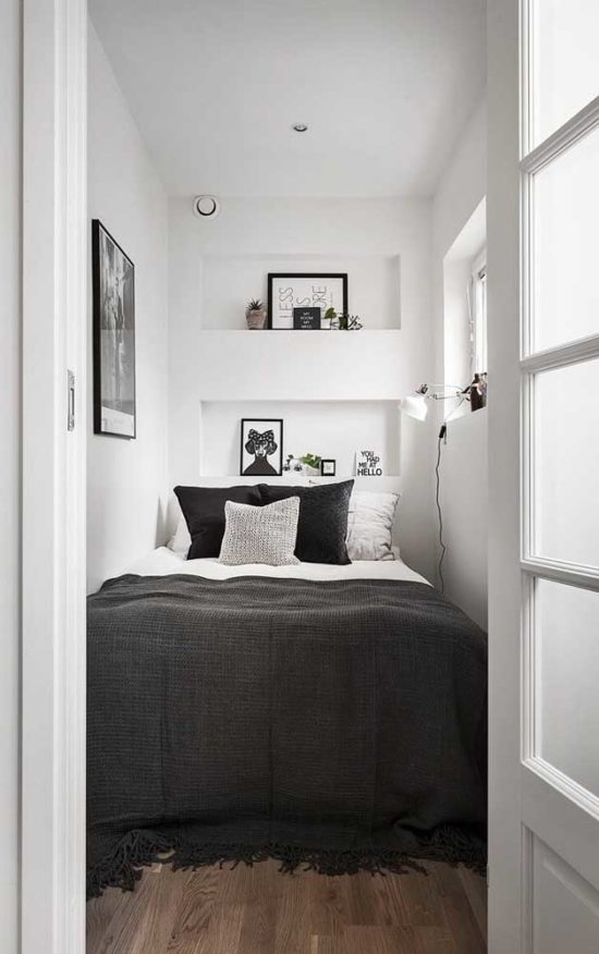 Quarto de Casal Pequeno: 133 Ideias e Fotos Lindas