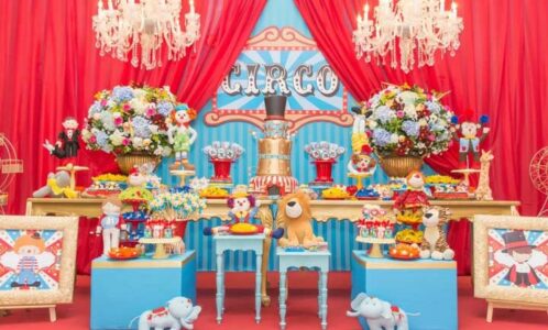 Festa Circo: 65 Fotos de Decoração, Dicas de Orgainzação e Mais