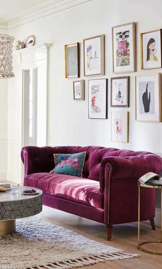 Sofá Roxo: Tipos, Dicas Para Escolher e Fotos Incríveis