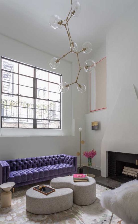 Sofá Roxo: Tipos, Dicas Para Escolher e Fotos Incríveis