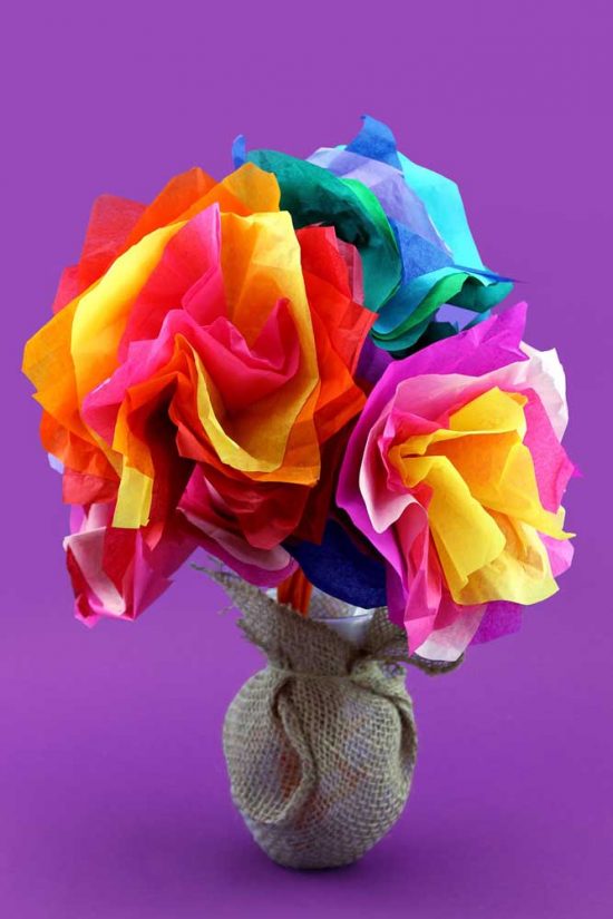 Flor de Papel de Seda: Como Fazer Passo a Passo e Fotos Inspiradoras