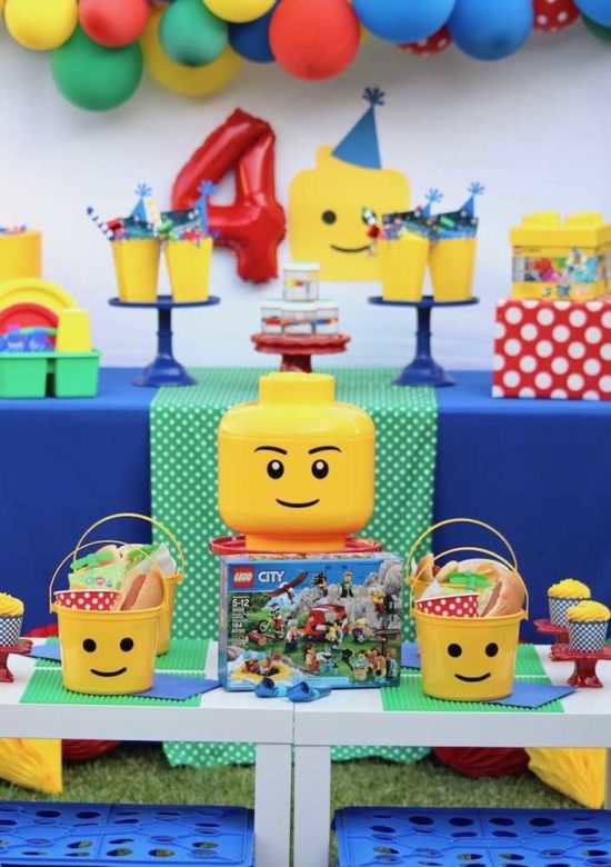 Festa Lego: Veja Como Fazer, Cardápio, Dicas e 40 Fotos