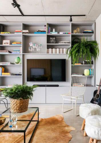 Estante Para Sala: Vantagens, Como Escolher, Dicas e 60 Fotos