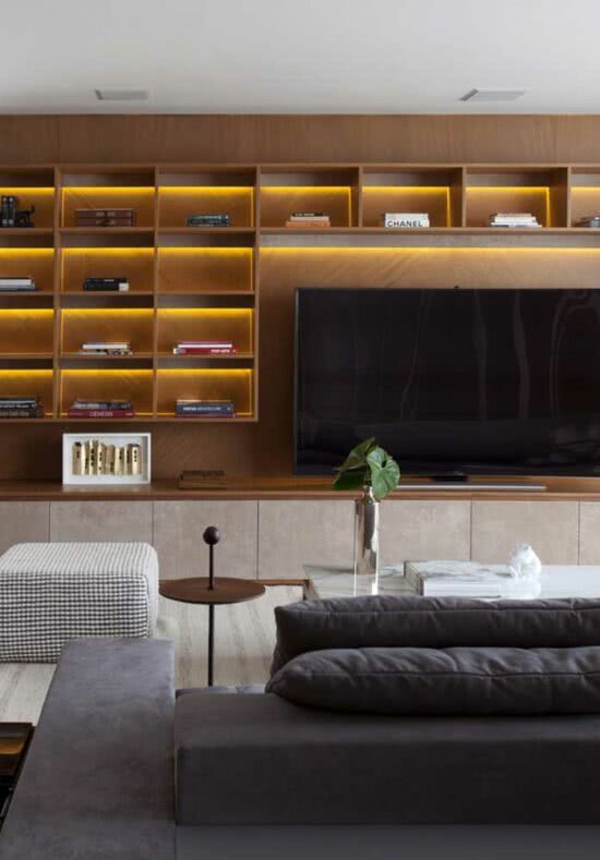 Estante Para Sala: Vantagens, Como Escolher, Dicas e 60 Fotos